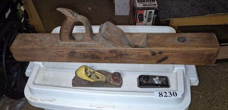 Large antique block plane, two small hand planes - Mark Van Hook ...
