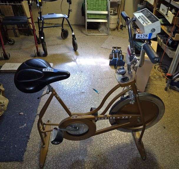 Vintage Schwinn XR7 exercise bike with Sears computer exercise system ...