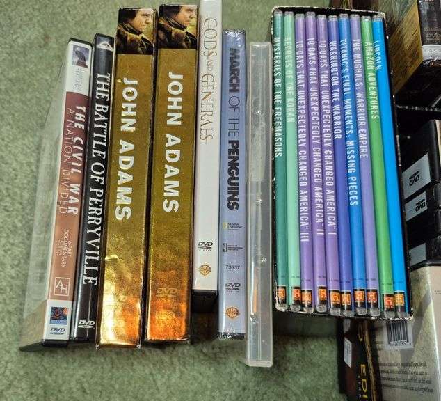 DVDs, audio books - Mark Van Hook, Auctioneer