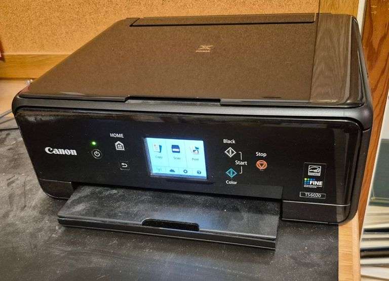 Canon Pixma TS6020 all in one printer - Mark Van Hook, Auctioneer