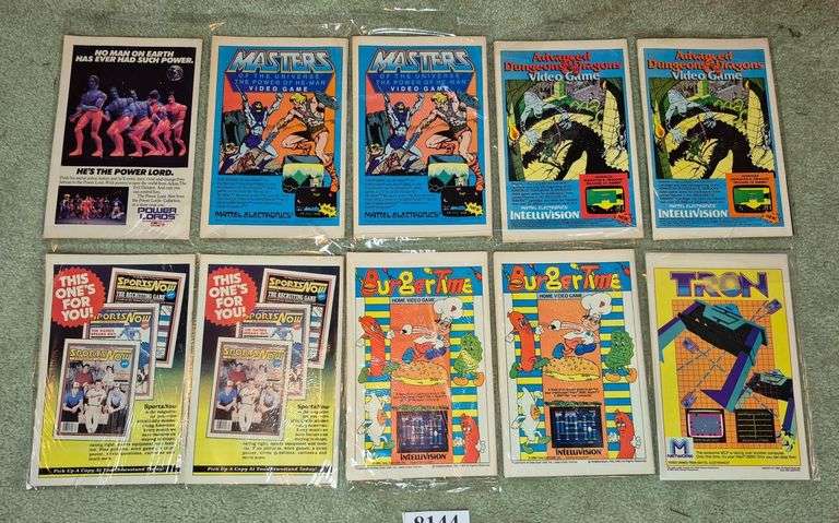 Ten comic books - Mark Van Hook, Auctioneer