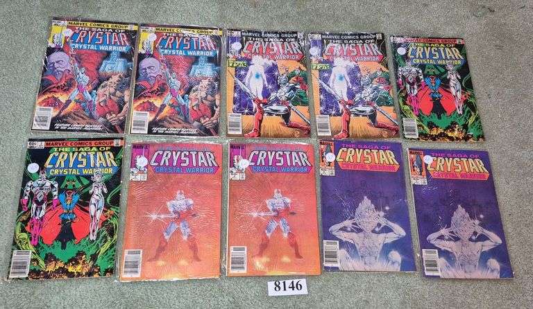 Ten comic books - Mark Van Hook, Auctioneer