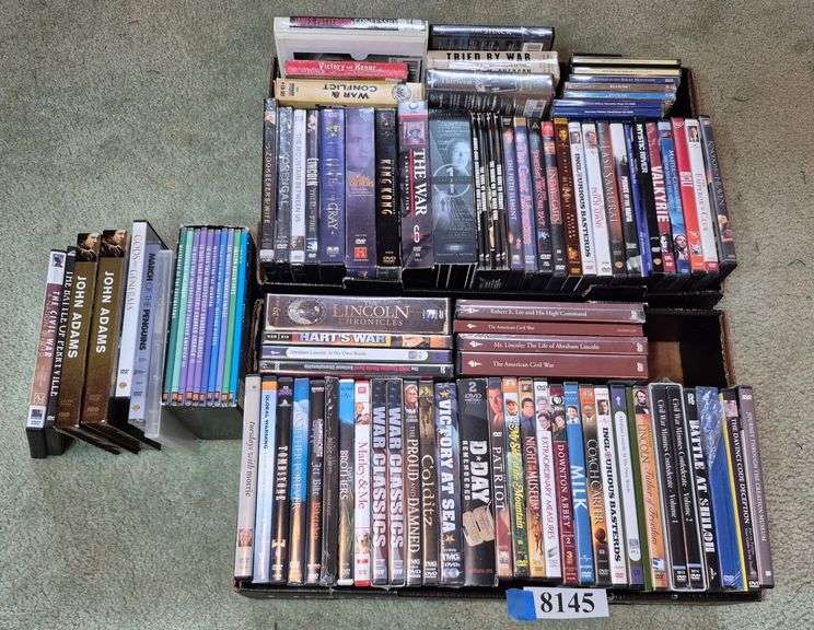 DVDs, audio books - Mark Van Hook, Auctioneer