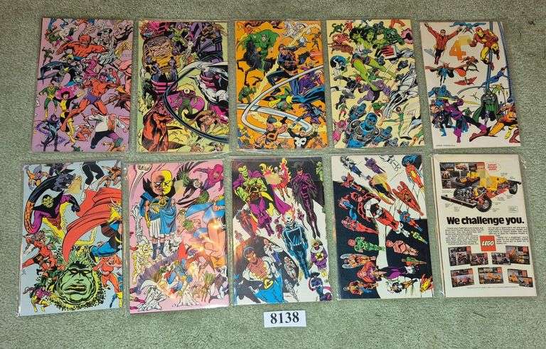 Ten comic books - Mark Van Hook, Auctioneer