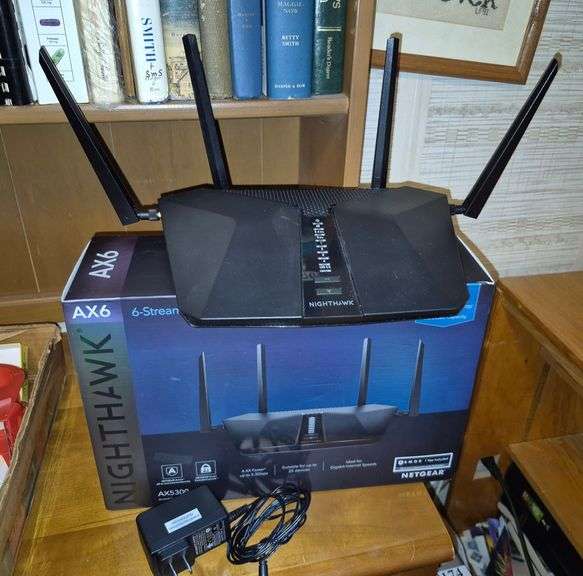 Netgear Nighthawk router - Mark Van Hook, Auctioneer
