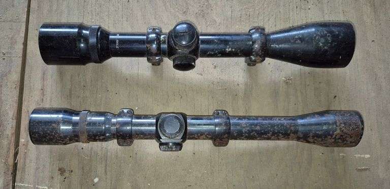 Two scopes - Mark Van Hook, Auctioneer