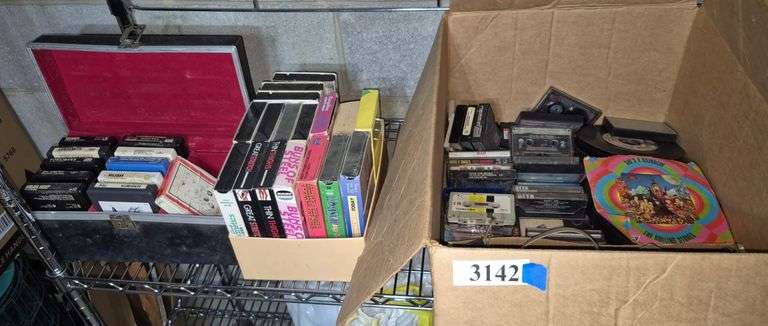 45 RPM records, cassette tapes, 8-tracks, VHS tapes - Mark Van Hook ...