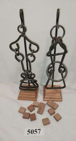 2 Tavern puzzle collection puzzles, small wood blocks - Mark Van Hook ...