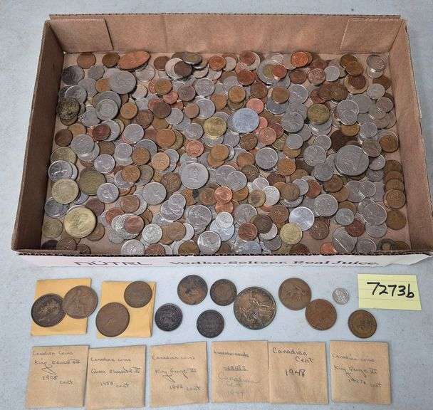 Large lot of non-US coins - Mark Van Hook, Auctioneer