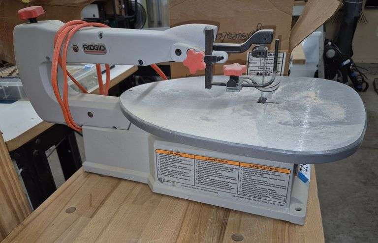 Ridgid SS1650 16 inch variable speed scroll saw with manual - Mark Van ...