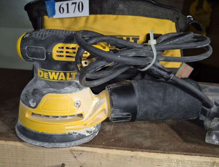 DeWalt palm sander with bag, Dremel rotary tool with manual and ...