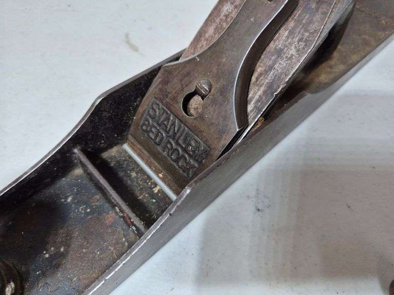 Stanley No. 607 antique plane, antique metal hand plane, plane handle ...