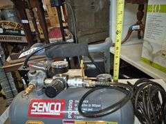 Senco PC1010 1 gal. 0.5 HP compact air compressor with hose - Mark Van ...