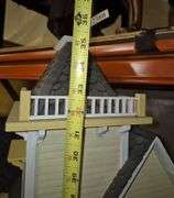 Doll house, perspective shadow box, wrapped up doll house furniture and ...