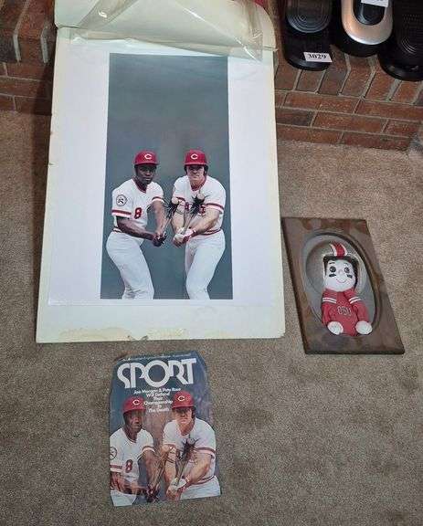 Joe Morgan and Pete Rose photograph apparently used as the cover of ...