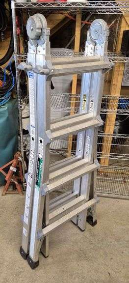 Pro Advantage all-in-one aluminum adjustable ladder - Mark Van Hook ...