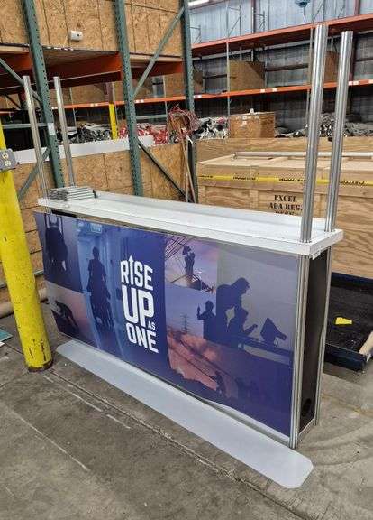 Custom display stand - Mark Van Hook, Auctioneer