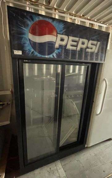 48" SLIDING 2 DOOR PEPSI COOLER - North American Auction LLC