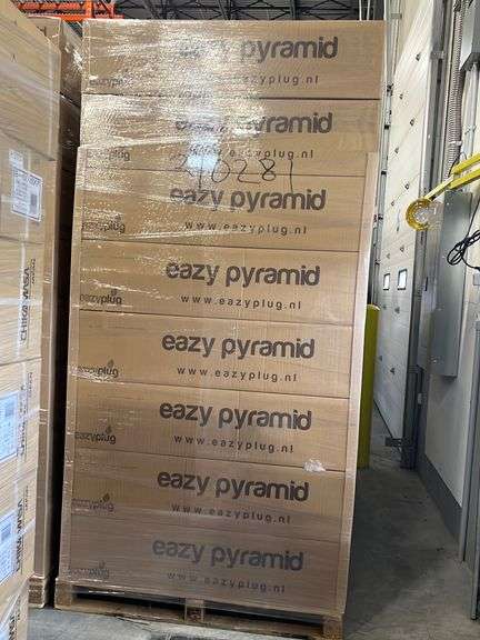 PALLET OF 18 EAZY PYRAMID BOXES WITH 28 PEICES INSIDE - North American ...