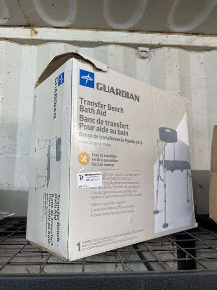 MEDLINE GUARDIAN TRANSFER BENCH BATH AIR - North American Auction LLC
