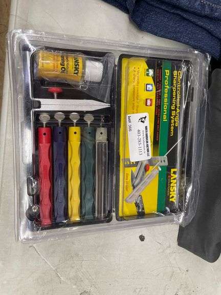 CONTROLLED-ANGLE SHARPENING SYSTEM - North American Auction LLC