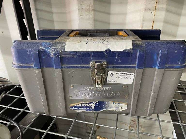 MASTERCRAFT MAXIMUM TOOL BOX W/CONTENTS INSIDE - North American Auction LLC