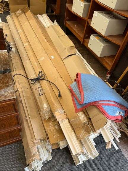 LARGE LOT OF WHITE AND LIGHT MISC TRIM - North American Auction LLC