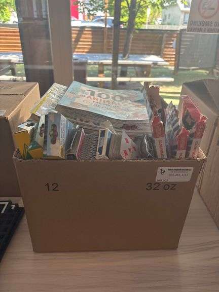 BOX OF ASSORTED COLOR BOOKS AND CARD GAMES - North American Auction LLC