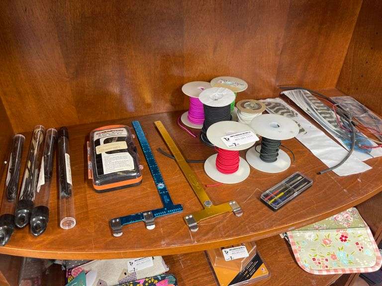 SHELF OF STRING HARDWARE AND TOOLS - North American Auction LLC
