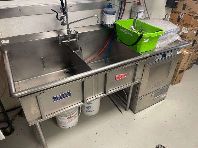 78INCH TWO COMPARTMENT SINK - North American Auction LLC