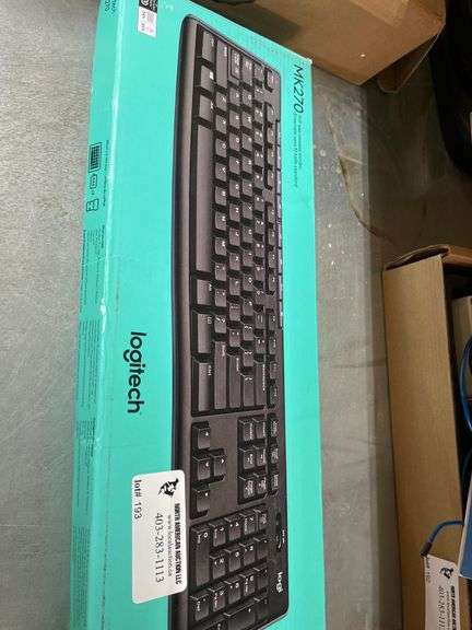 LOGITECH MK270 KEYBOARD AND MOUSE - North American Auction LLC