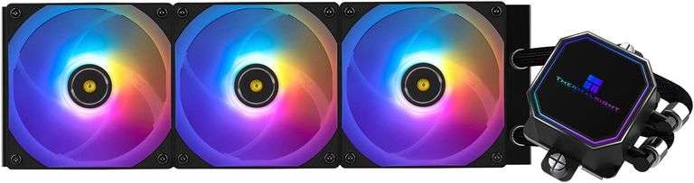Thermalright Frozen Prism 360 Black ARGB AIO Water Cooler,Liquid CPU Cooler, 3Ã—120mm PWM Fans ...