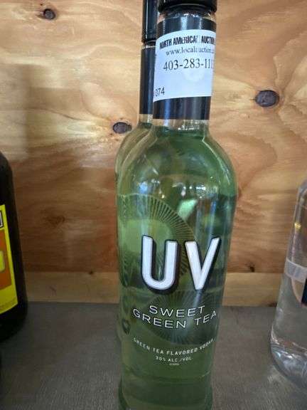 UV SWEET GREEN TEA VODKA 750ML EA. 2 BOTTLES - North American Auction LLC