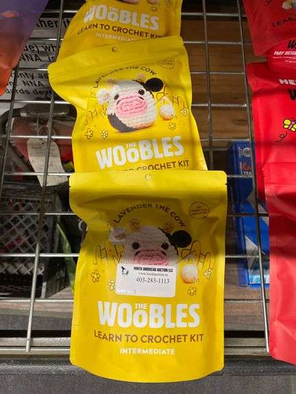 3PCS. THE WOOBLES LAVENDER THE COW - North American Auction LLC