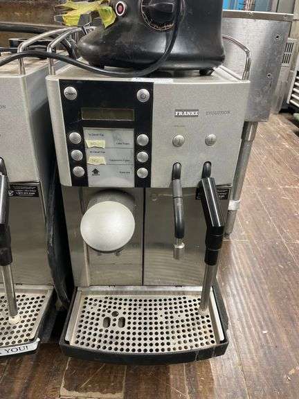 FRANKE EVOLUTION ESPRESSO MACHINE NO BEAN BIN - North American Auction LLC