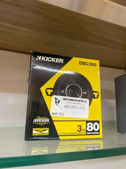 KICKER 2PC. COAXIAL SPEAKERS - North American Auction LLC