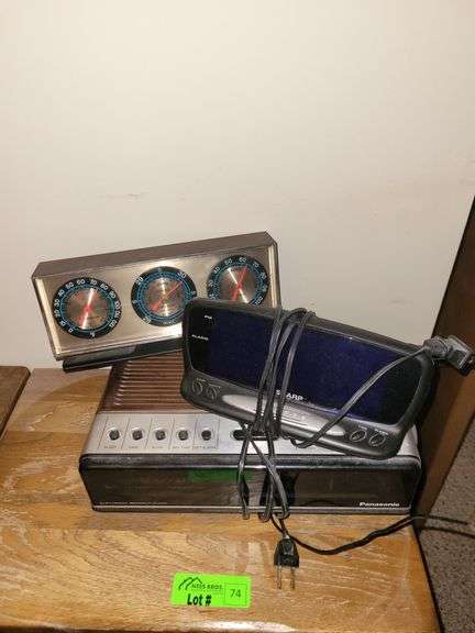 Alarm Clock Radios and temperature Gauge in Master Bedroom - Ness Bros ...