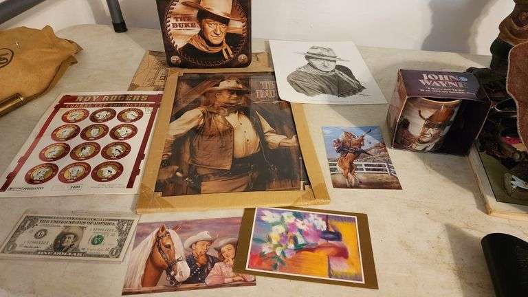 John Wayne Roy Roger's Western room - Ness Bros Realtors & Auctioneers