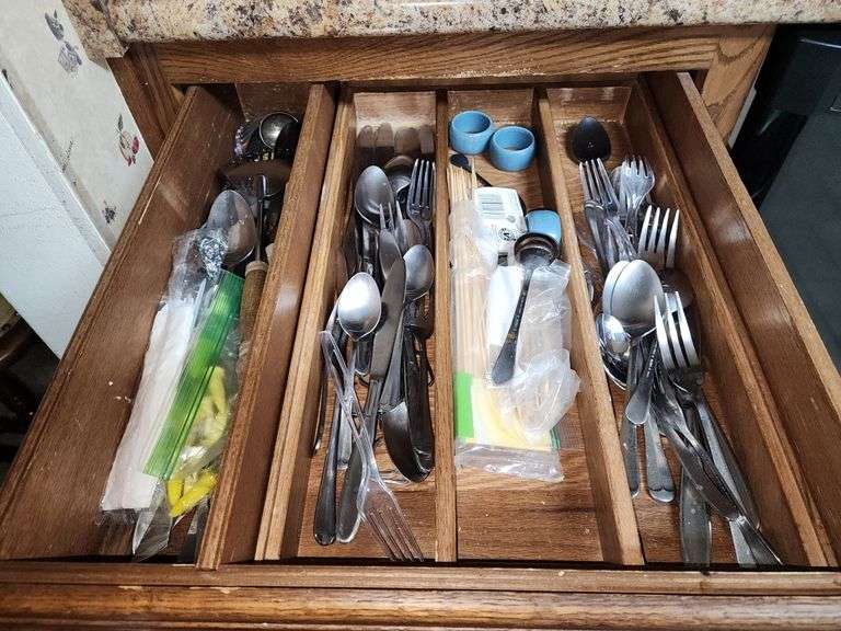 Contents of Silverware Drawer and 2 other drawers. Kitchen - Ness Bros ...
