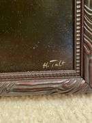 H. Talt painted Rabbi portrait. Hall. - Ness Bros Realtors & Auctioneers