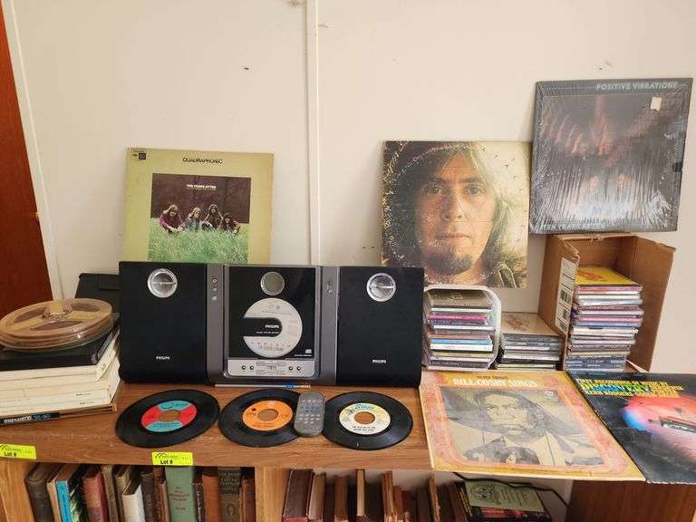 Philips Micro System MC235B CD Player, CD's, magnetic recording tapes ...