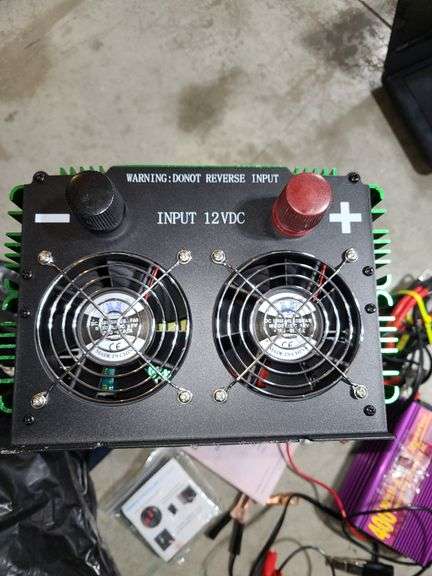 Edecor 3500w & 400w B&D and Rally Power Inverters, DVD Player. H - Ness Bros Realtors & Auctioneers