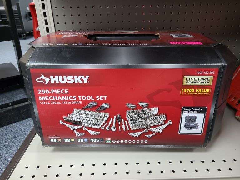 Husky 290 Piece Mechanics Tool Set - Ness Bros Realtors & Auctioneers