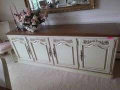 French Provincial Side Server. Dining Room. - Ness Bros Realtors & Auctioneers