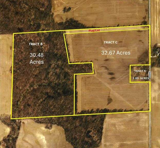 65 Acre Farm offered in 3 Individual Tracts of 1.89ac Land, 30.48ac ...