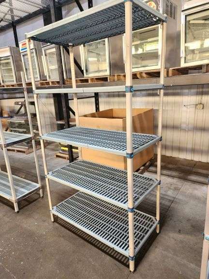 Metro Plastic Industrial Shelving Rack - NexBid