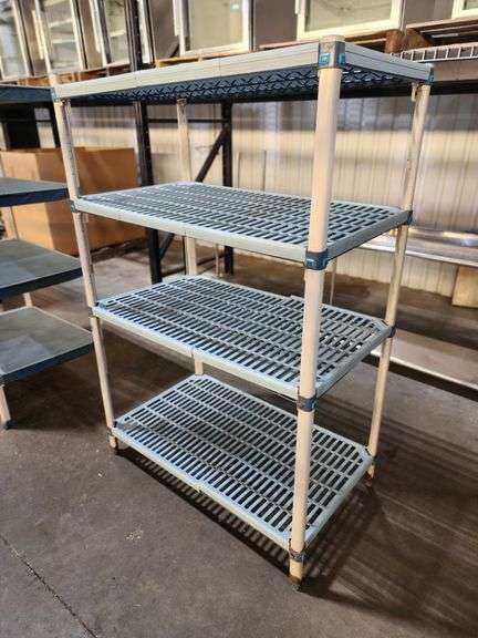 Metro Plastic Industrial Shelving Rack - NexBid