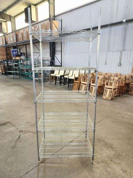 36" Metro Chrome Wire Rack - NexBid
