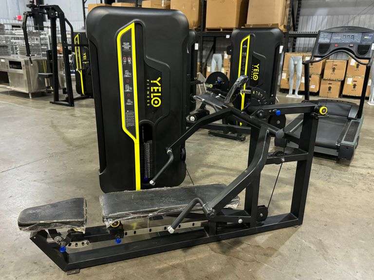 YELO Incline Chest Shoulder Press Weight Machine - NexBid