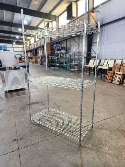 48" Metro Chrome Wire Rack - NexBid